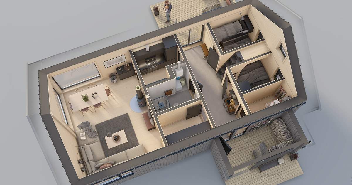 Saltdalshytta: Grønnere hyttebygging